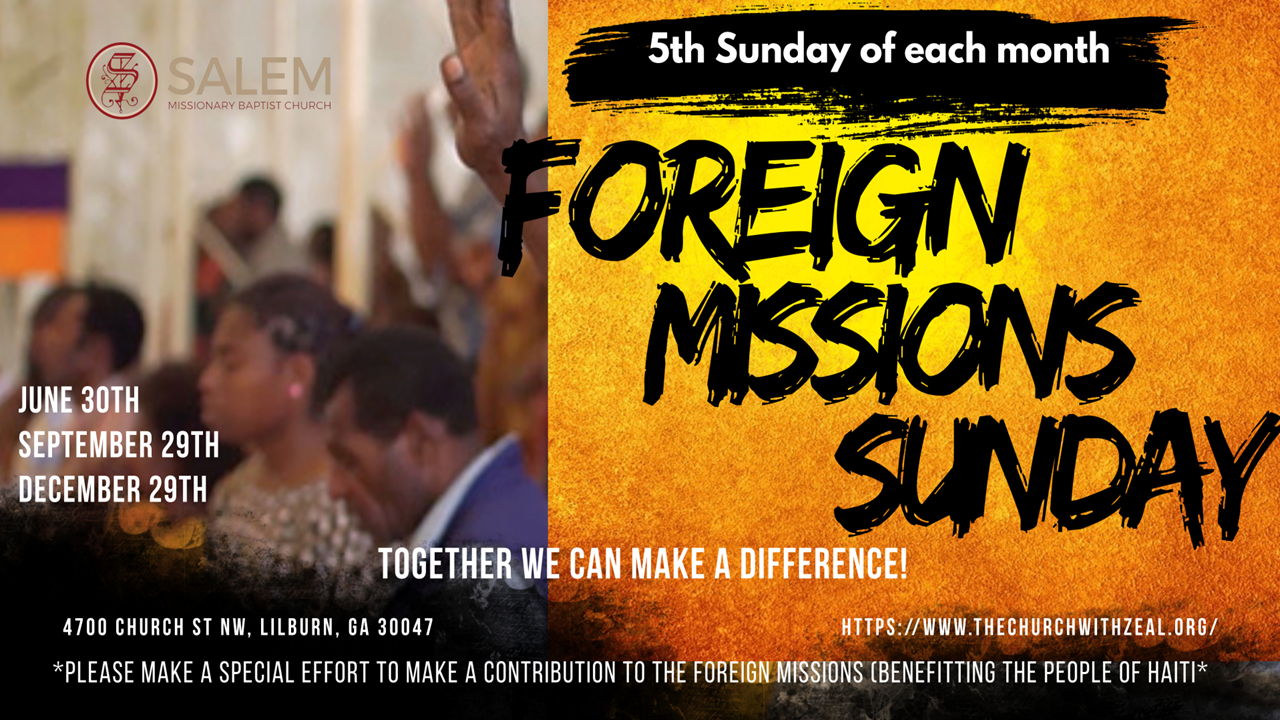 News | Salem Missionary Baptist Church, Lilburn Georgia